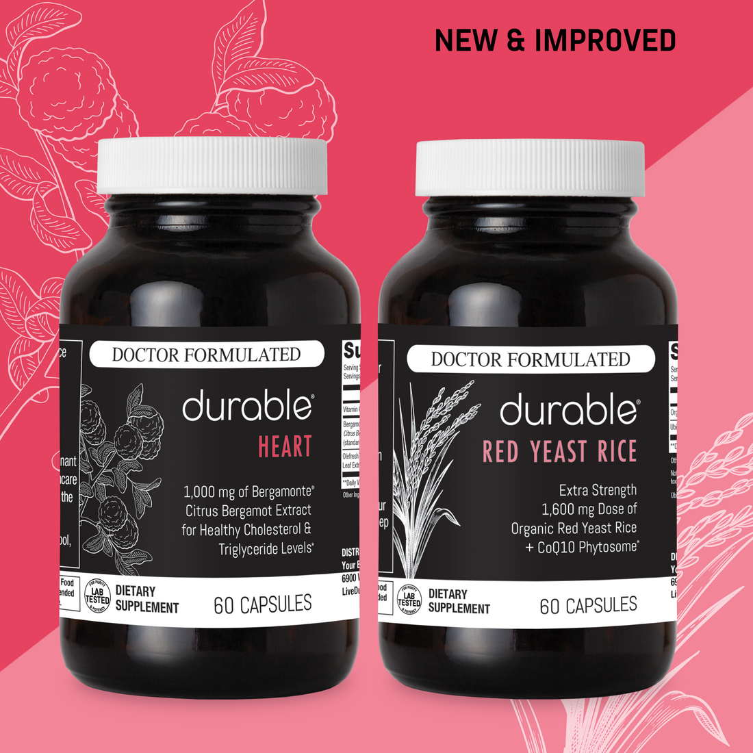 Premium Supplements to Lower Cholesterol & Improve Heart Health - Durable™