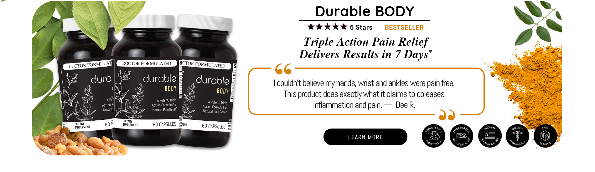 Durable® Premium Vitamins & Supplements by Physician Dr. Kevin Passero