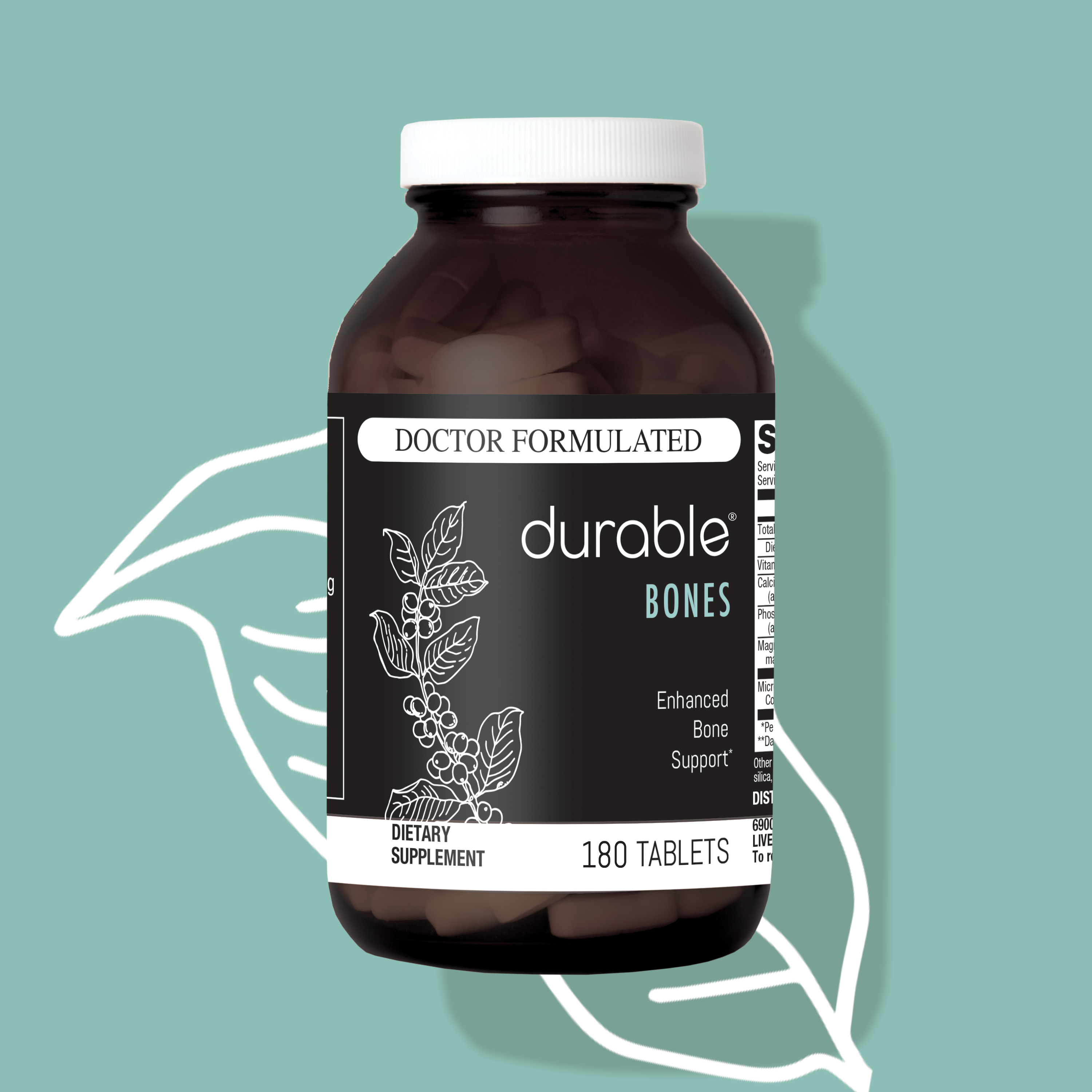 Durable BONES® - High-Absorption Calcium With Magnesium & D3
