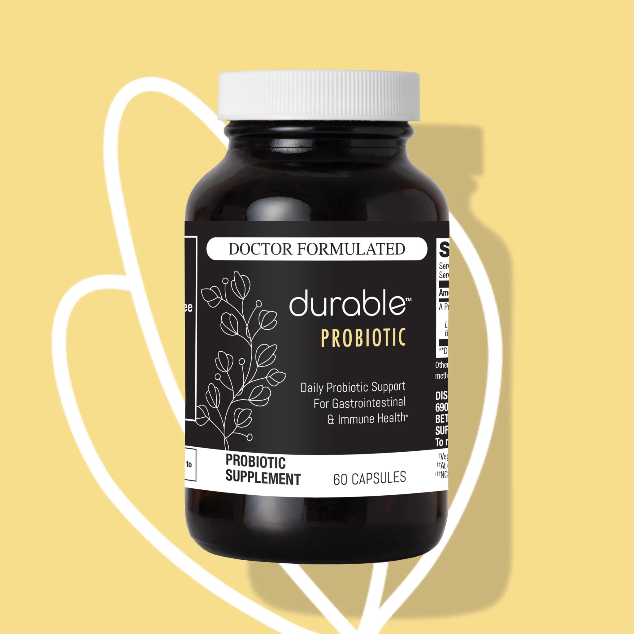 Durable PROBIOTIC® - Proven Strains for Digestive & Immune Support