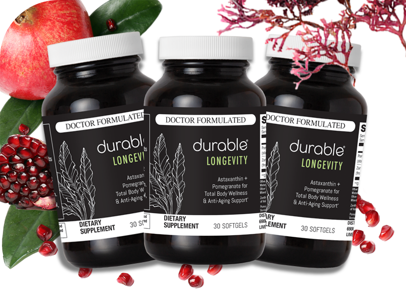 Premium Longevity, Anti-Aging Antioxidant Supplements - Durable™