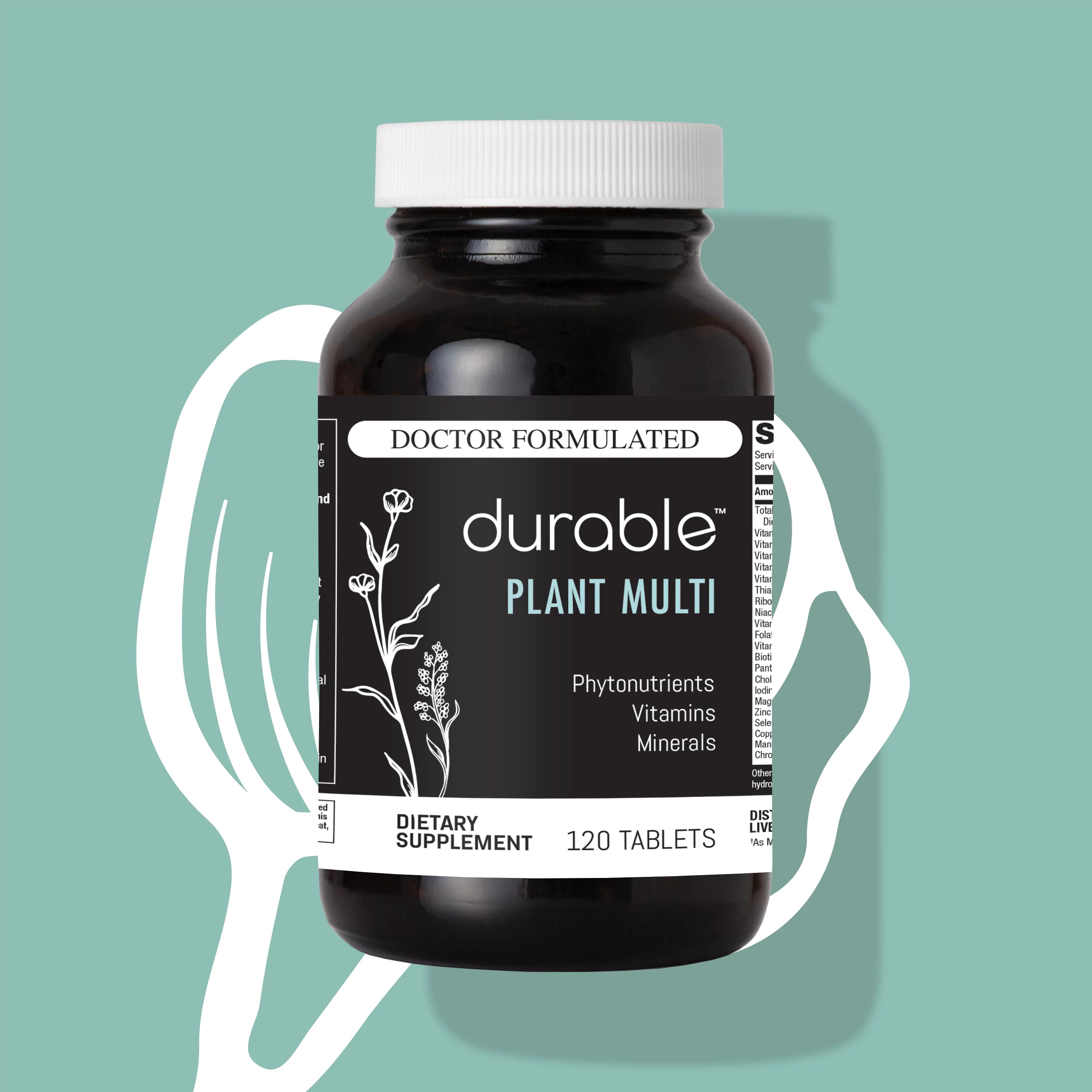 Durable PLANT MULTI® - Plant-Powered 2-a-Day Multivitamin